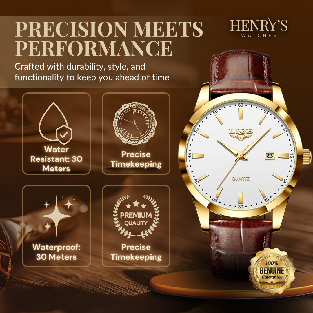 Military Leather Watch – fashioninprint