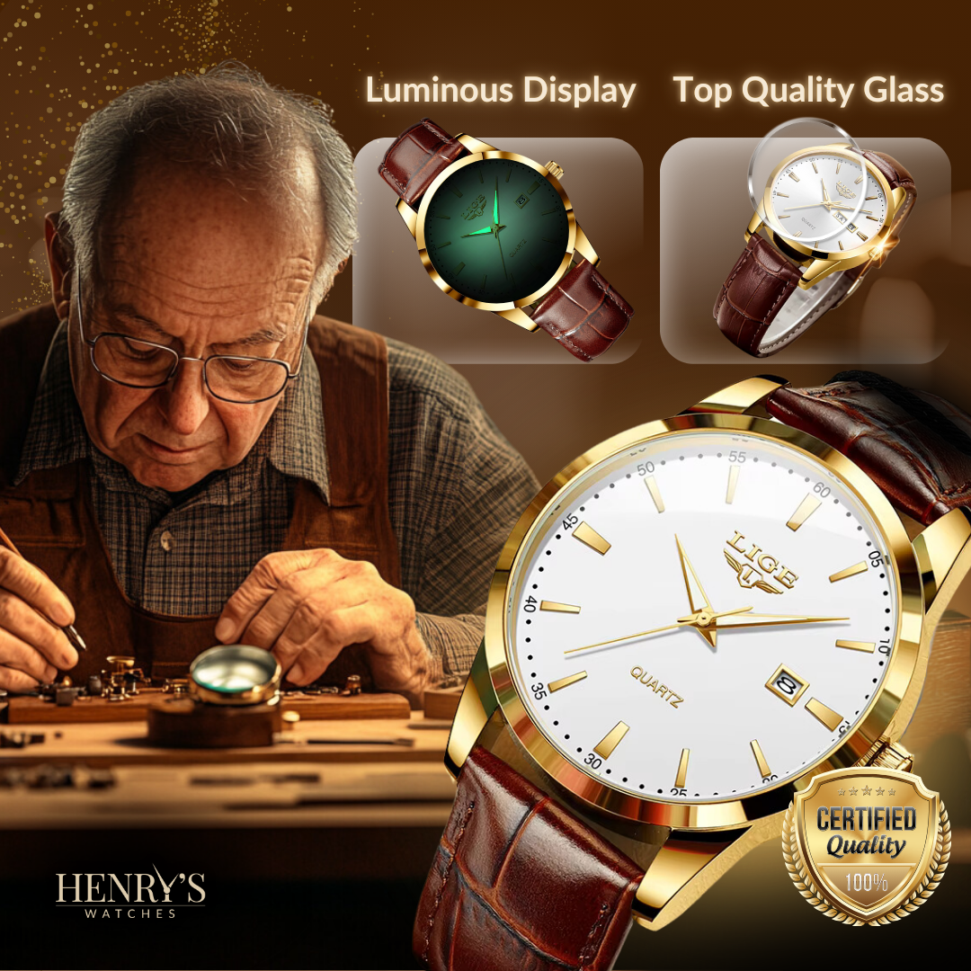 Military Leather Watch – fashioninprint