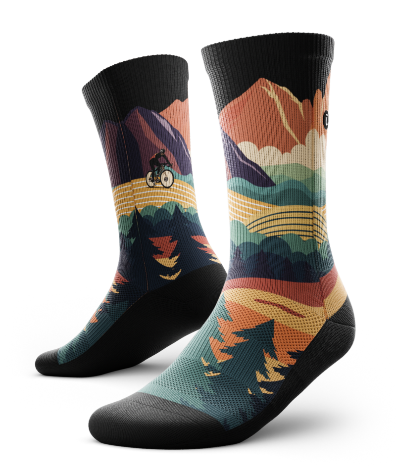 Meandering Athletic Crew Socks – fashioninprint
