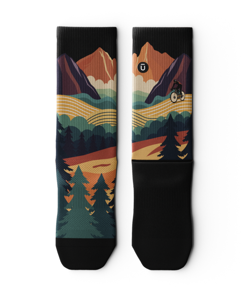 Meandering Athletic Crew Socks – fashioninprint