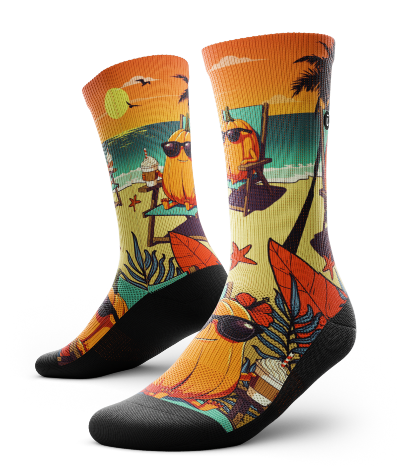 Too Gourd to be True Athletic Crew Socks – fashioninprint