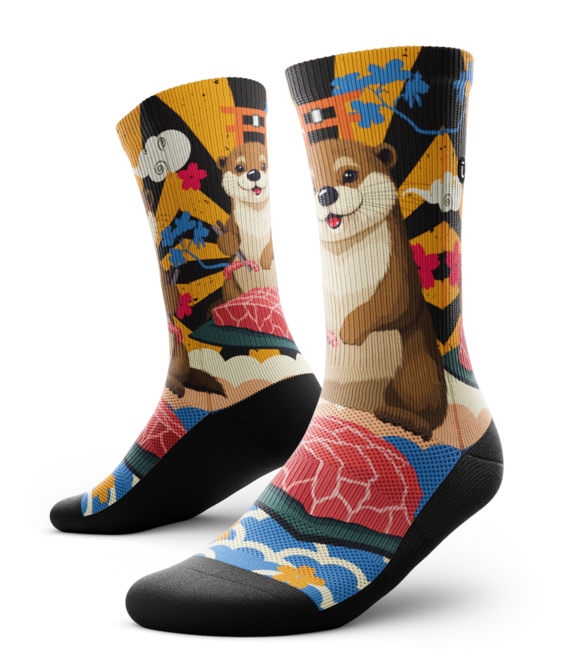 Wagyu Waddle Athletic Crew Socks – fashioninprint